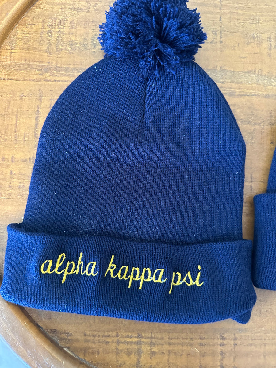 Alpha Kappa Psi Beanie – Campus Greek & Embroidery Shop