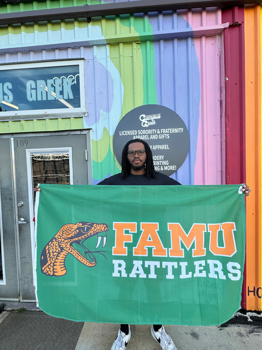 FAMU 3'x5' Flag – Campus Greek & Embroidery Shop