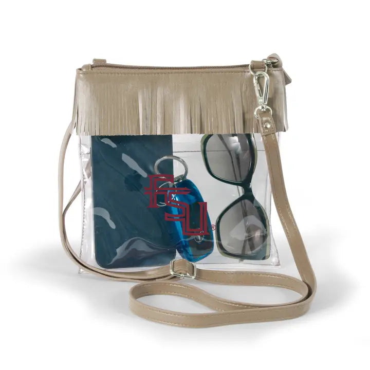 Fringe FSU Clear Game Day Bag – Campus Greek & Embroidery Shop