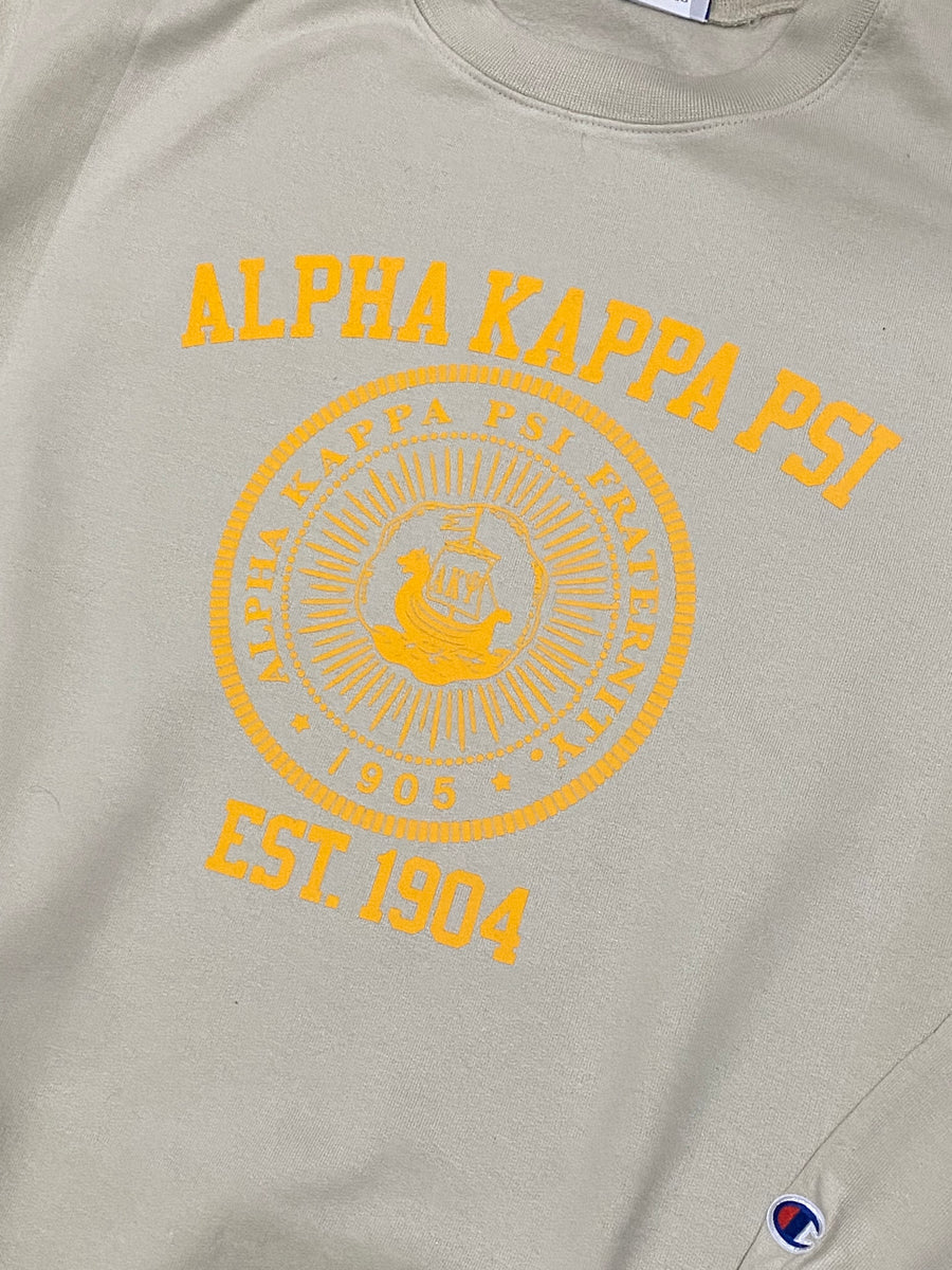 Alpha Kappa Psi - Crest Sweatshirt – Campus Greek & Embroidery Shop