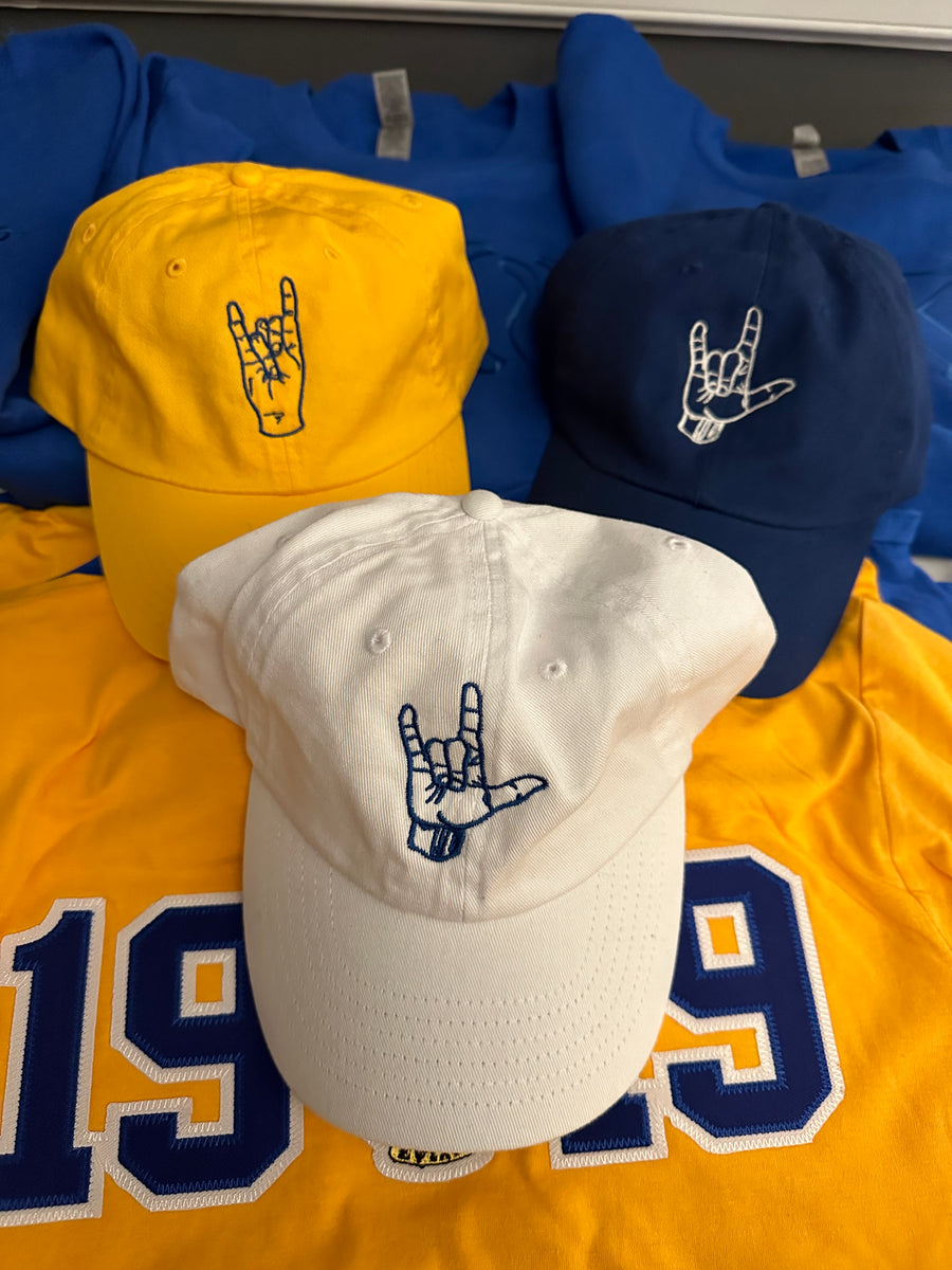 TBS & KKPsi Hand Sign Hats – Campus Greek & Embroidery Shop